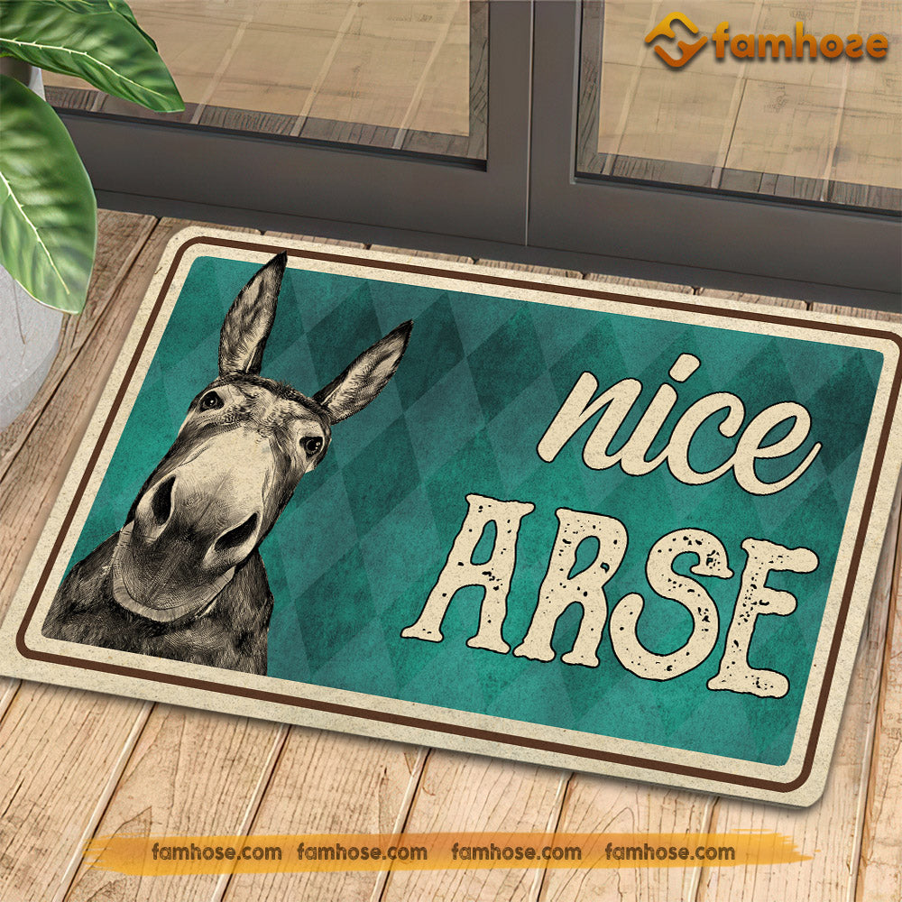 Donkey Doormat, Nice Arse Gift For Donkey Lovers, New Home Gift, House ...