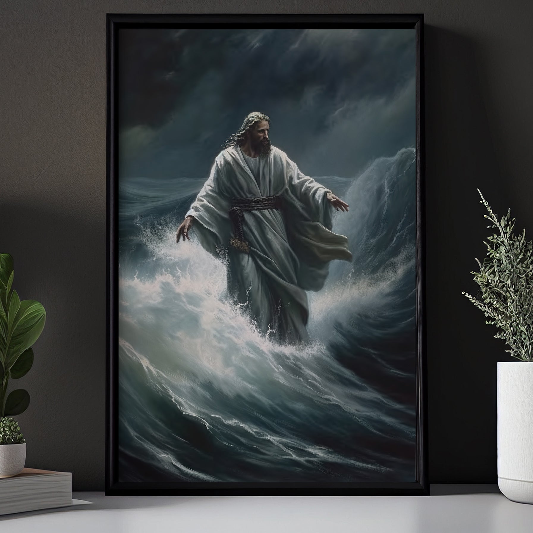 Lord Jesus Saves All Beings, Jesus Canvas Painting, Religious Wall Art ...
