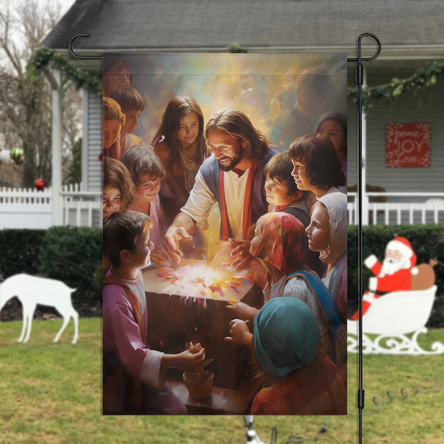Moments Of Wonder Unity Faith Christmas, Jesus Xmas Garden Flag & Hous ...