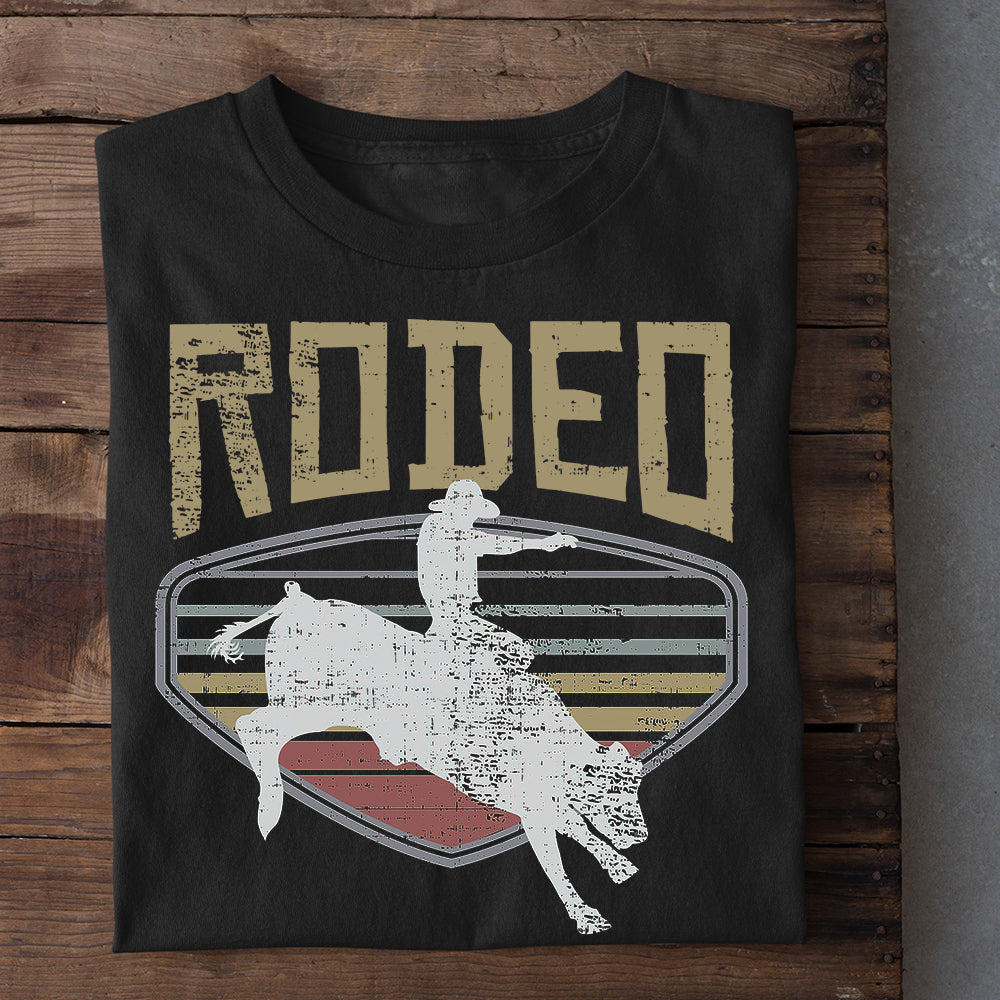 Bull Riding T-shirt, Vintage Rodeo Stamp, Bull Riders Lover Gift, Bull ...